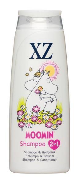 XZ 250ml Muumi 2 in 1 shampoo + hoitoaine TT - Muovitukku