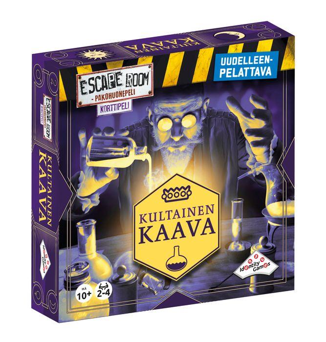 Escape Room Kultainen kaava -korttipeli - Muovitukku