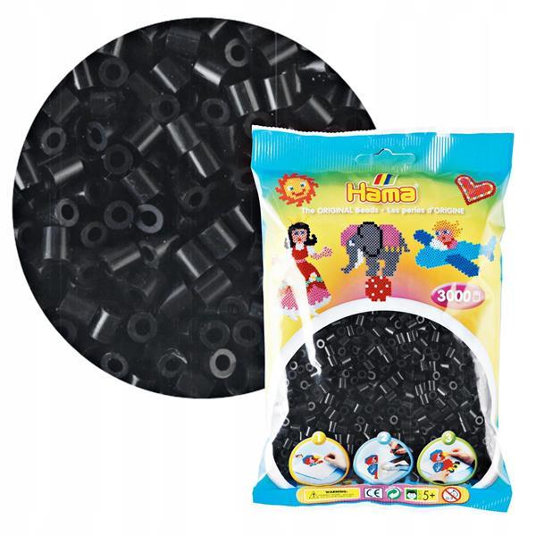 Hama helmipussi 3000 musta - Muovitukku