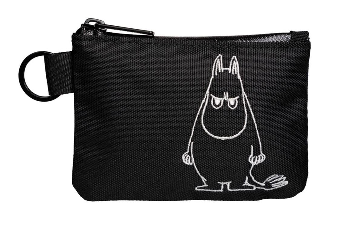 Tikki kukkaro Muumi musta - Muovitukku